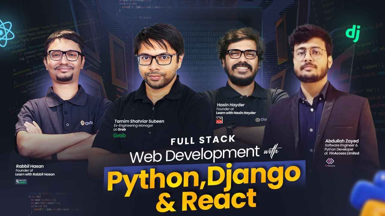 Full Stack Web Development with Python, Django & React | Ostad