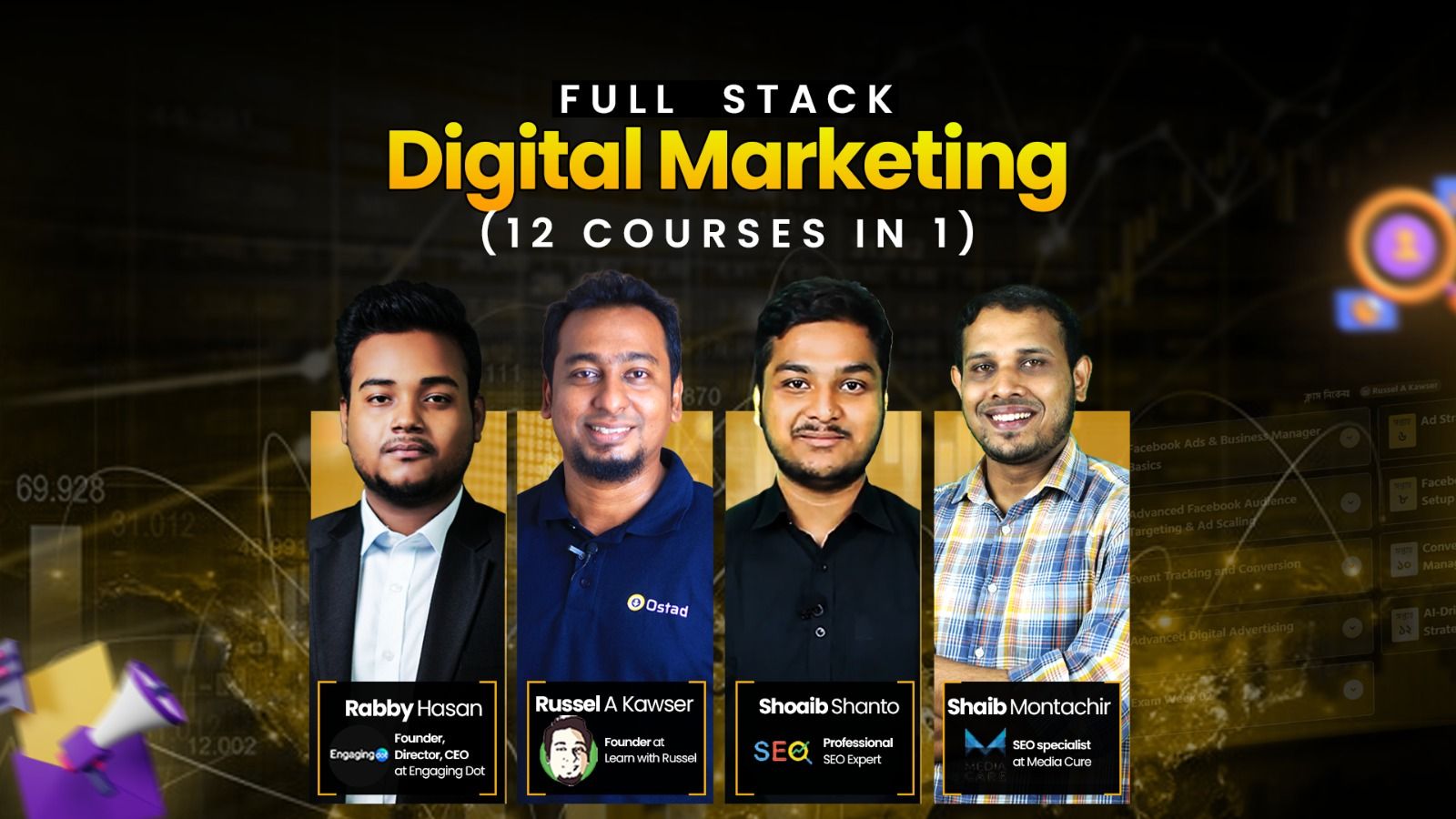 Full Stack Digital Marketing 2025 (12 Courses in 1) | Ostad