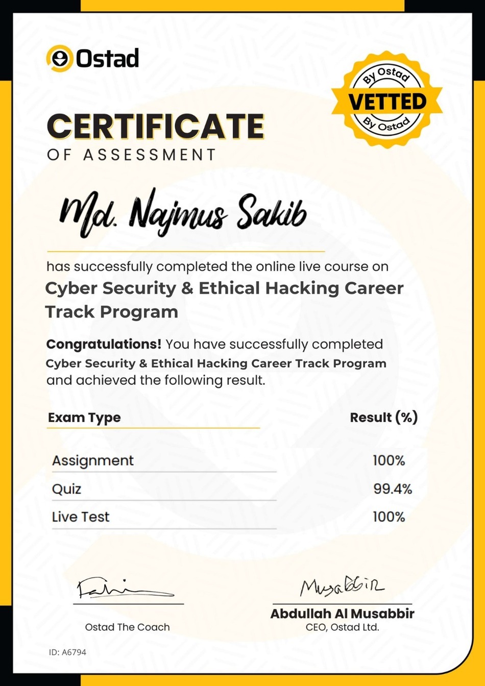 Cyber Security & Ethical Hacking Career Track Program | Ostad